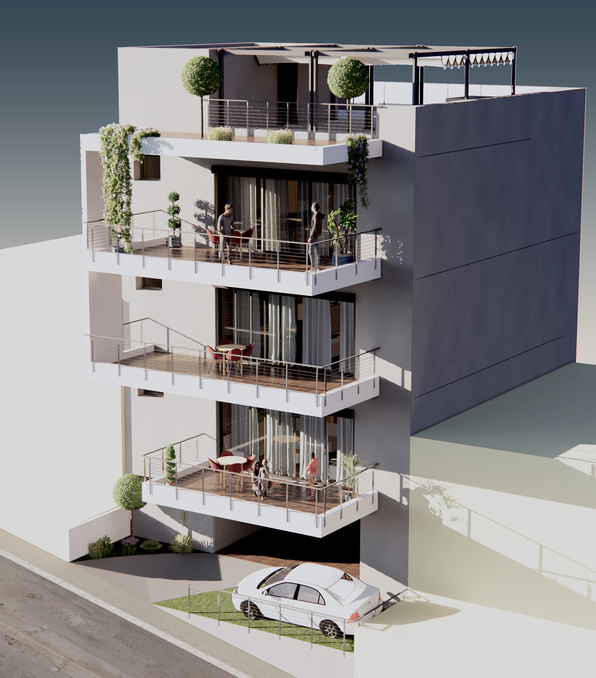 ERECTION OF A NEW FIVE-STOREY BUILDING - GCP